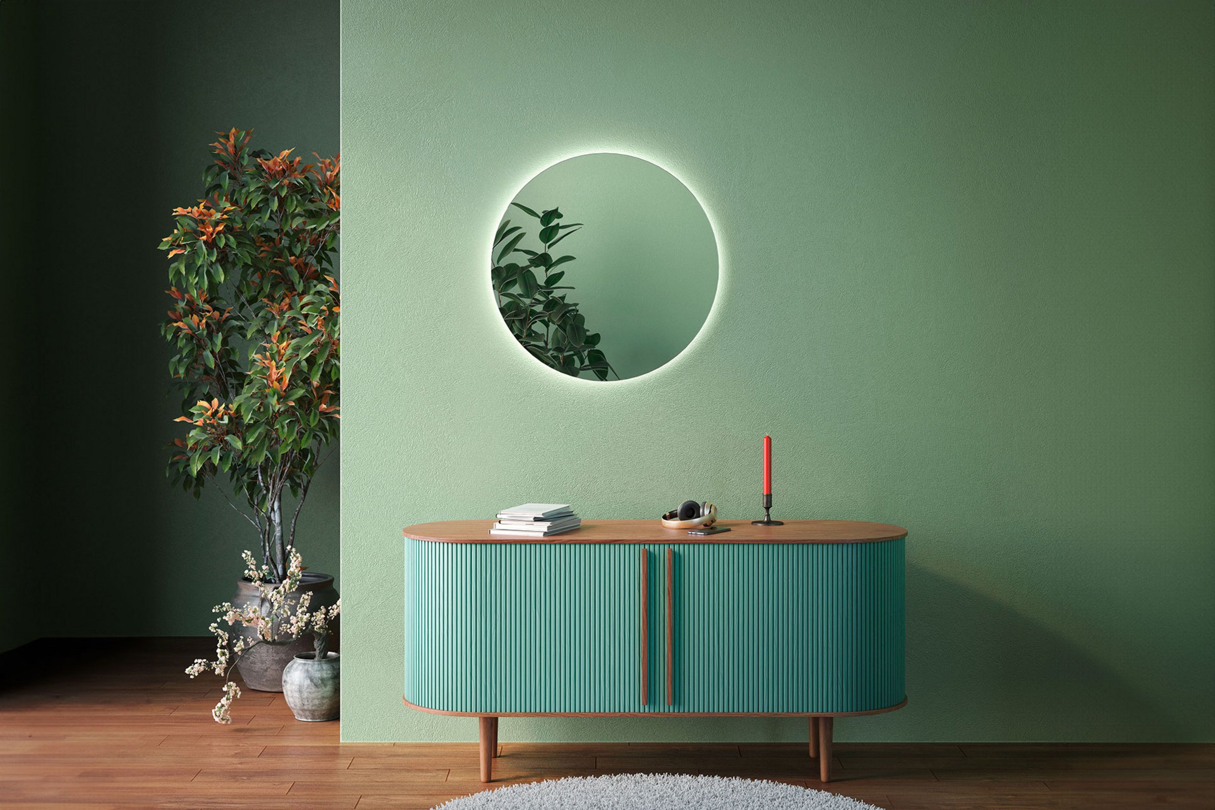 Round LED light mirror | Schneider STYLE LED