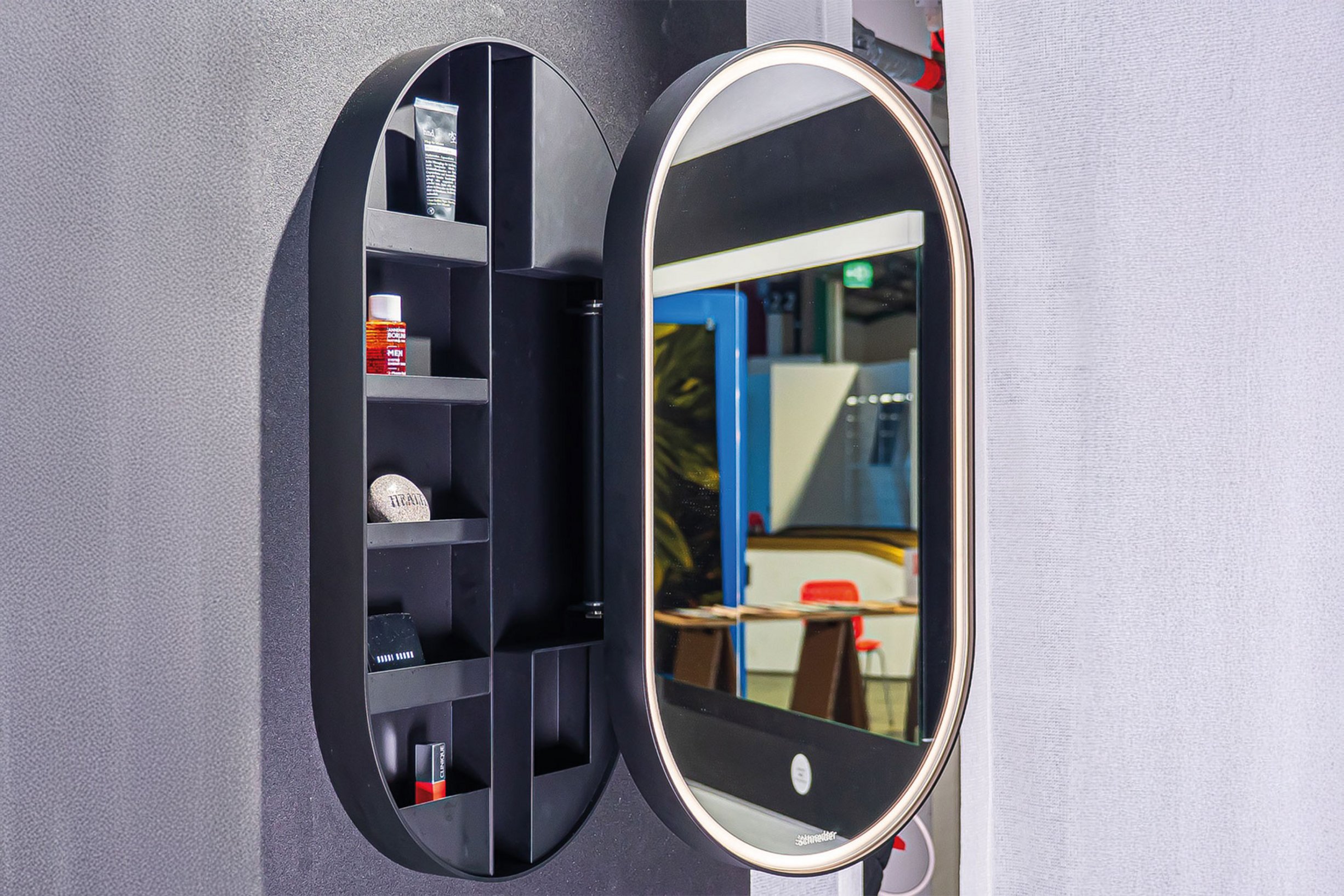 Pivoting mirror cabinet | Schneider FLOAT D2W